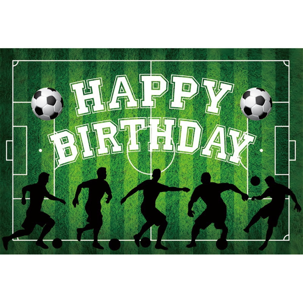 Customized Name Football Soccer Theme Backdrop for Photography Boys ...