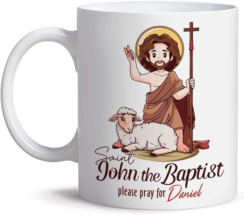 Customized Name Prayer Coffee Mug, Personalized Saint Elizabeth Ann ...