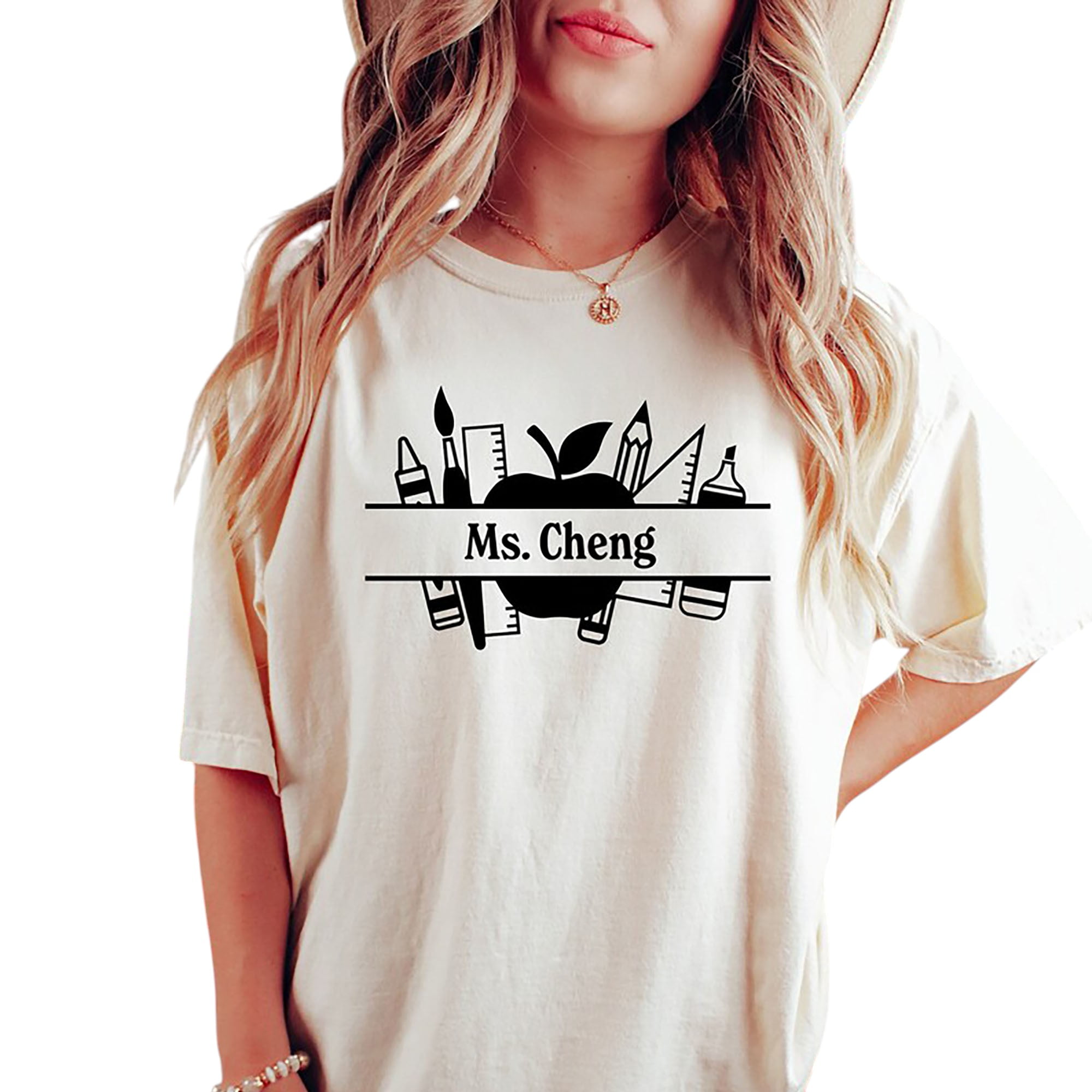Customized Name Teacher Retro Unisex Classic 2D T-Shirt - Vintage ...