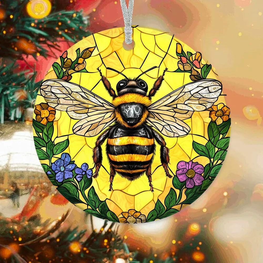 Customized Ornaments Bumblebee, Bumblebee Ornament, Bumblebee Keepsake ...
