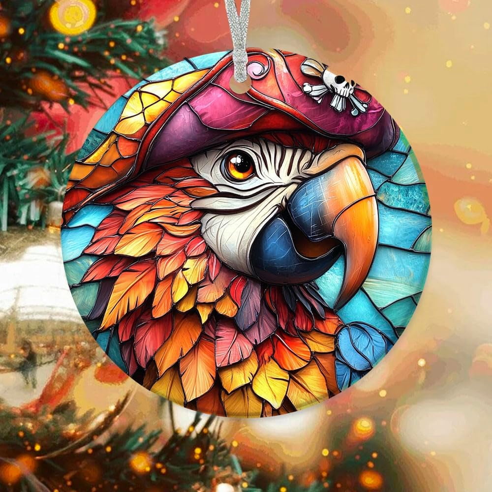 Customized Ornaments Captain Macaw, Captain Macaw Ornament, Captain ...