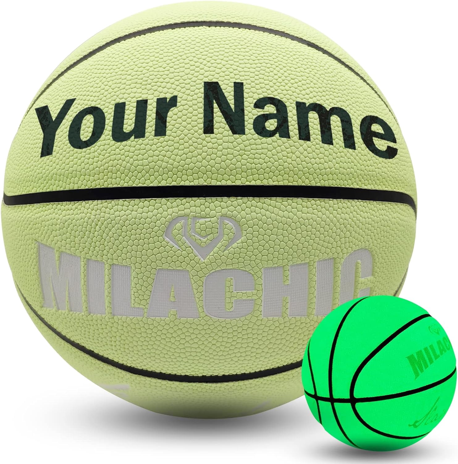 Customized Personalized Basketball, Glow in The Dark Personalized ...