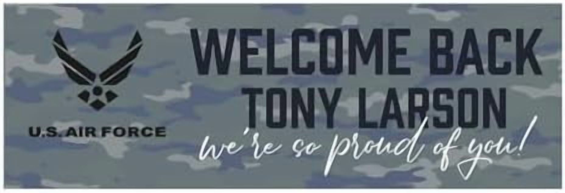 Customized/Personalized, Welcome Home, U.S Air Force, Military, Full ...