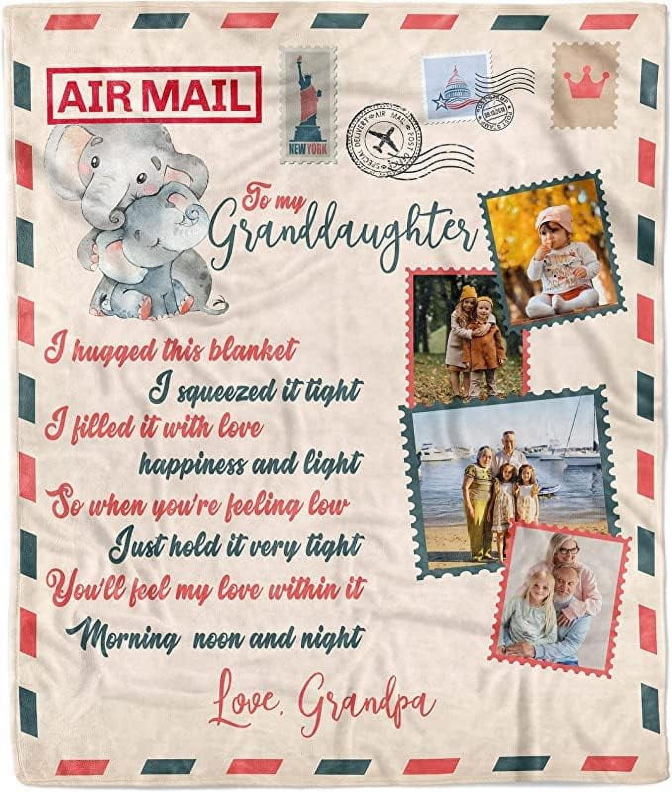 Customized Photo Blanket - Collage Blanket with Text. Make Your Own ...