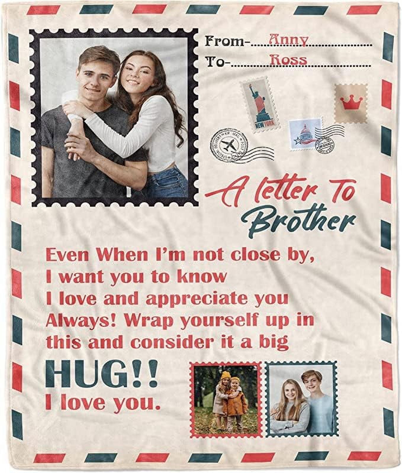 Customized Photo Blanket - Collage Blanket with Text. Make Your Own ...