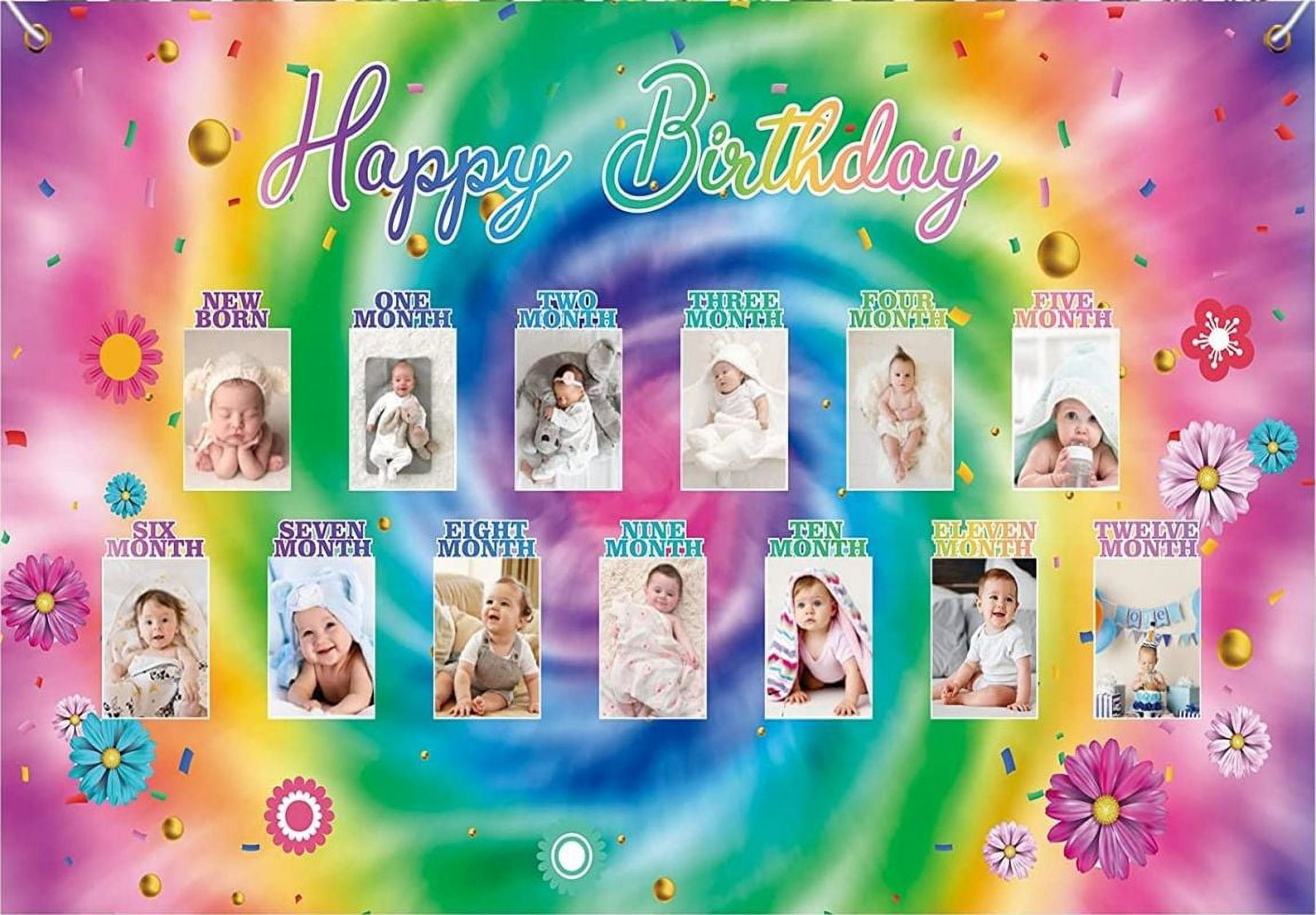 Customized Picture Frame Personalized Background Cartoon Birthday ...