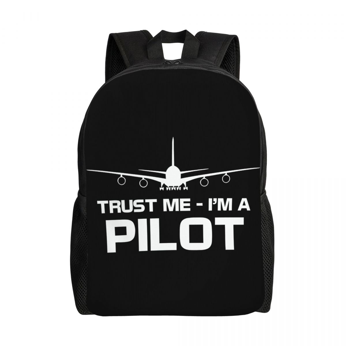 Customized Pilot Captain Stripes Travel Backpack Laptop Bookbag ...