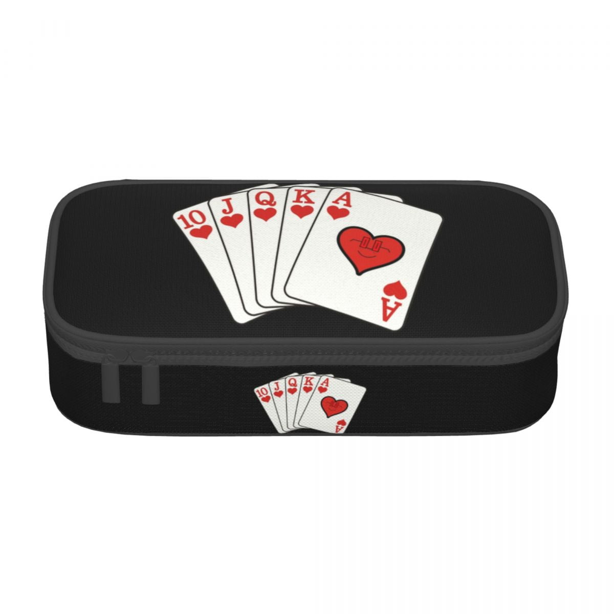 Customized Poker Pencil Case for Gilrs Big Capacity Gambling Card Game ...
