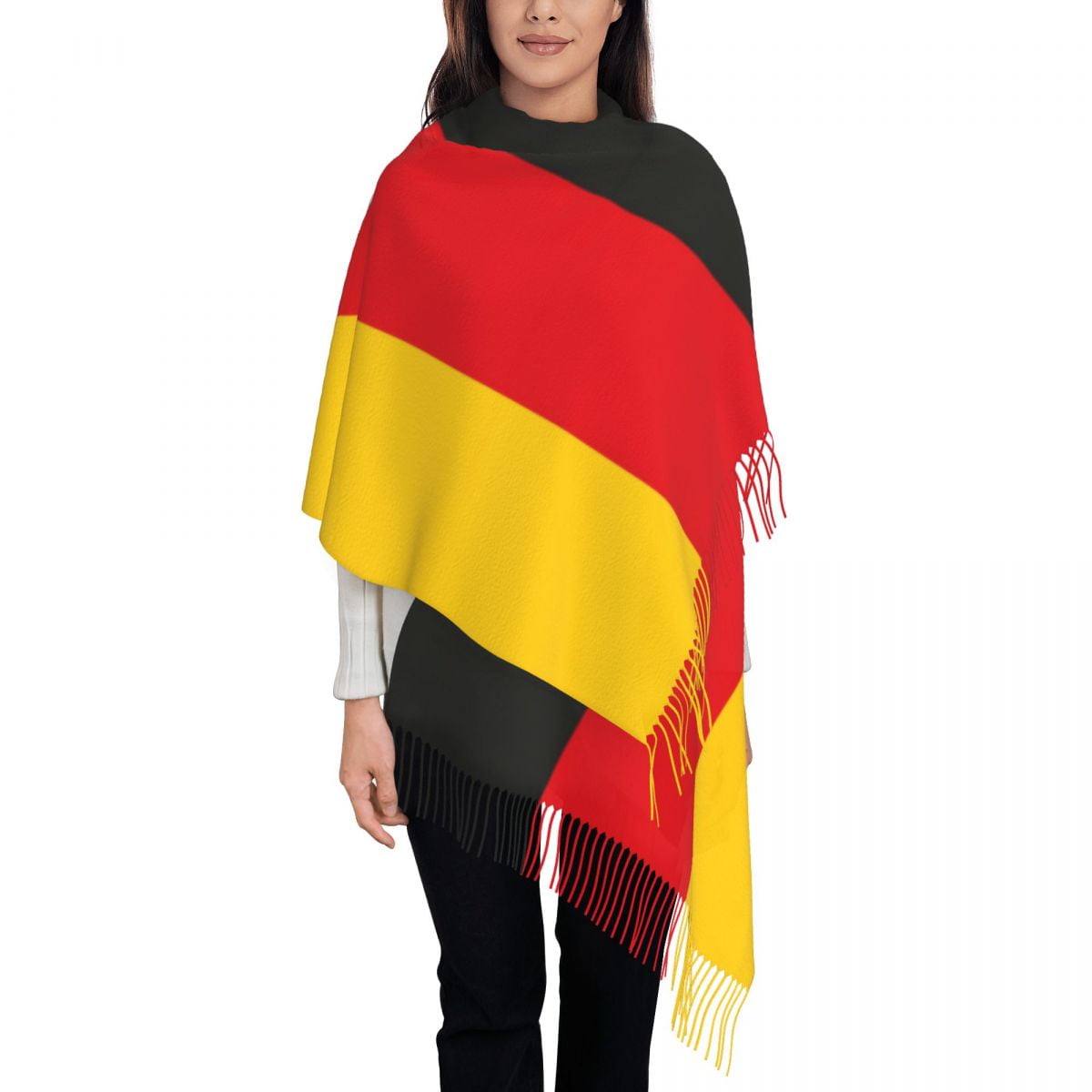 Customized Printed Germany Flag Scarf Women Men Winter Fall Warm ...