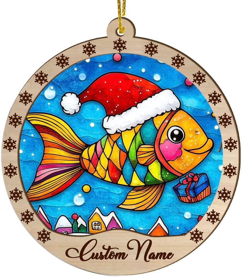 Customized Puffer Stained Glass Sun Catcher, Puffer Ornament, Puffer ...