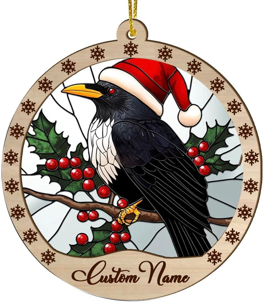 Customized Red Tailed Hawk Christmas Ornaments, Red Tailed Hawk ...