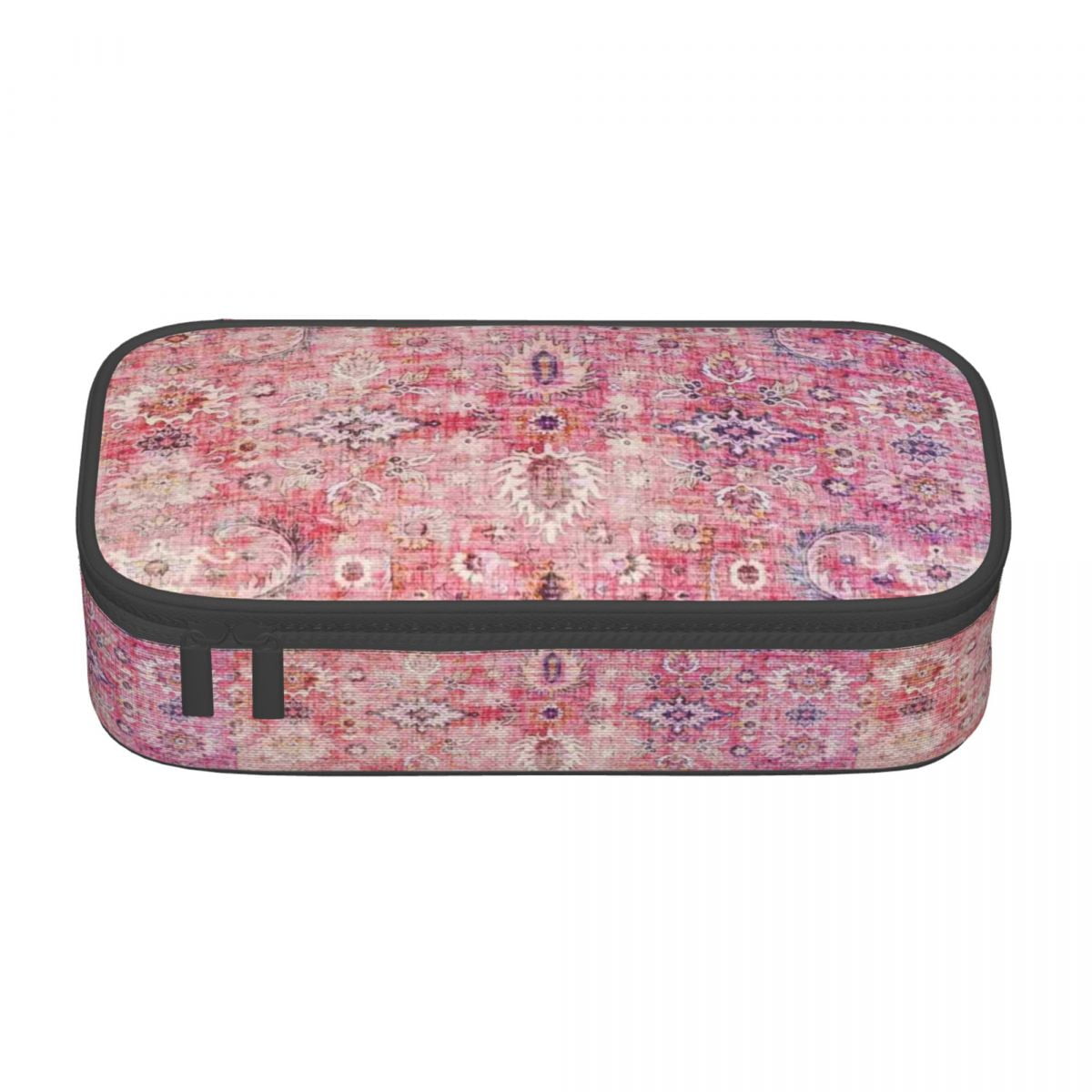 Customized Red Vintage Oriental Moroccan Style Artwork Pencil Case Boho ...