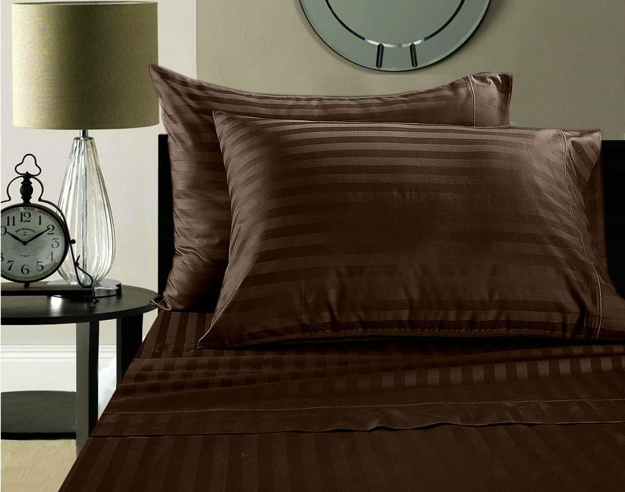 Customized Sheet Set For RV Camper Size (42x80) Stripe Chocolate easy ...