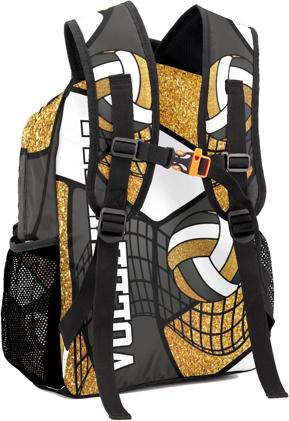 Customized Sports Volleyball Print Waterproof Backpack With Name For ...