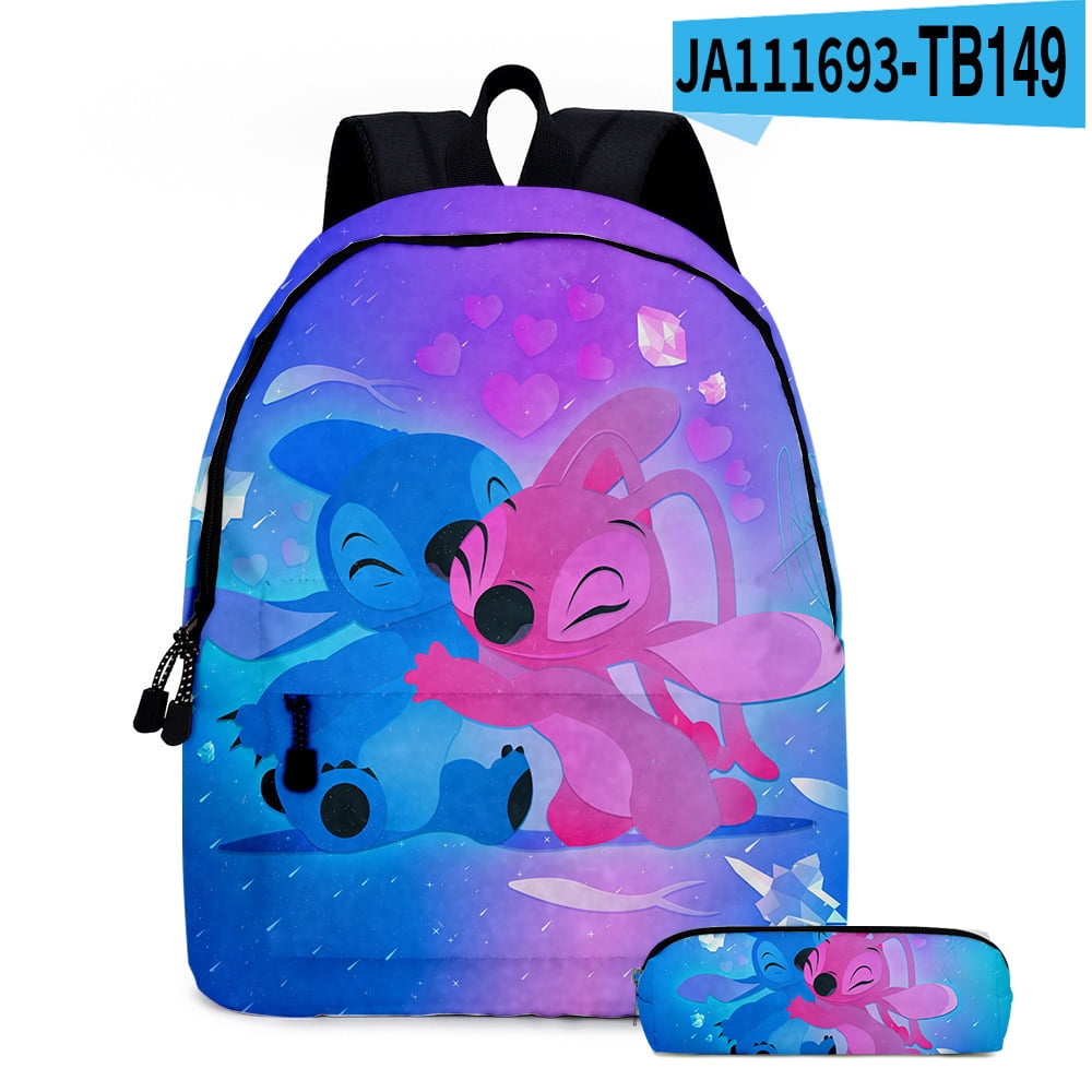 Customized Sti_tch 3-Piece Backpack Set - Cute Cartoon Backpack ...