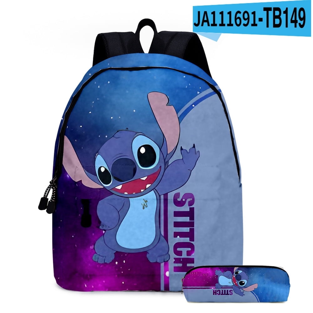 Customized Sti_tch 3-Piece Backpack Set - Cute Cartoon Backpack ...
