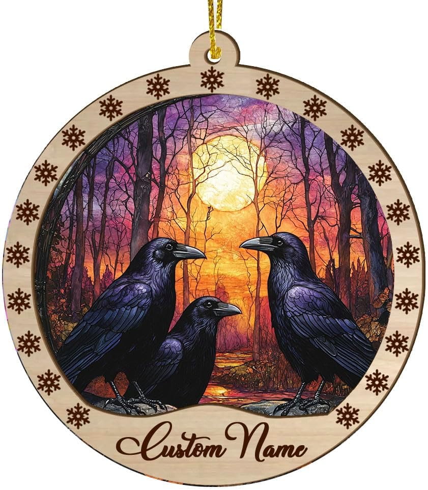 Customized Suncatcher Bird, Bird Ornament, Bird Present Ideas, Bird for ...