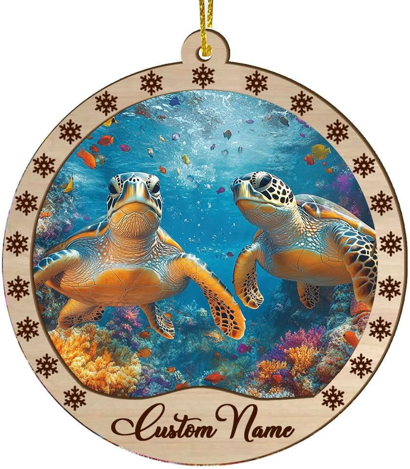 Customized Suncatcher Fierce Turtle, Fierce Turtle Ornament, Fierce ...