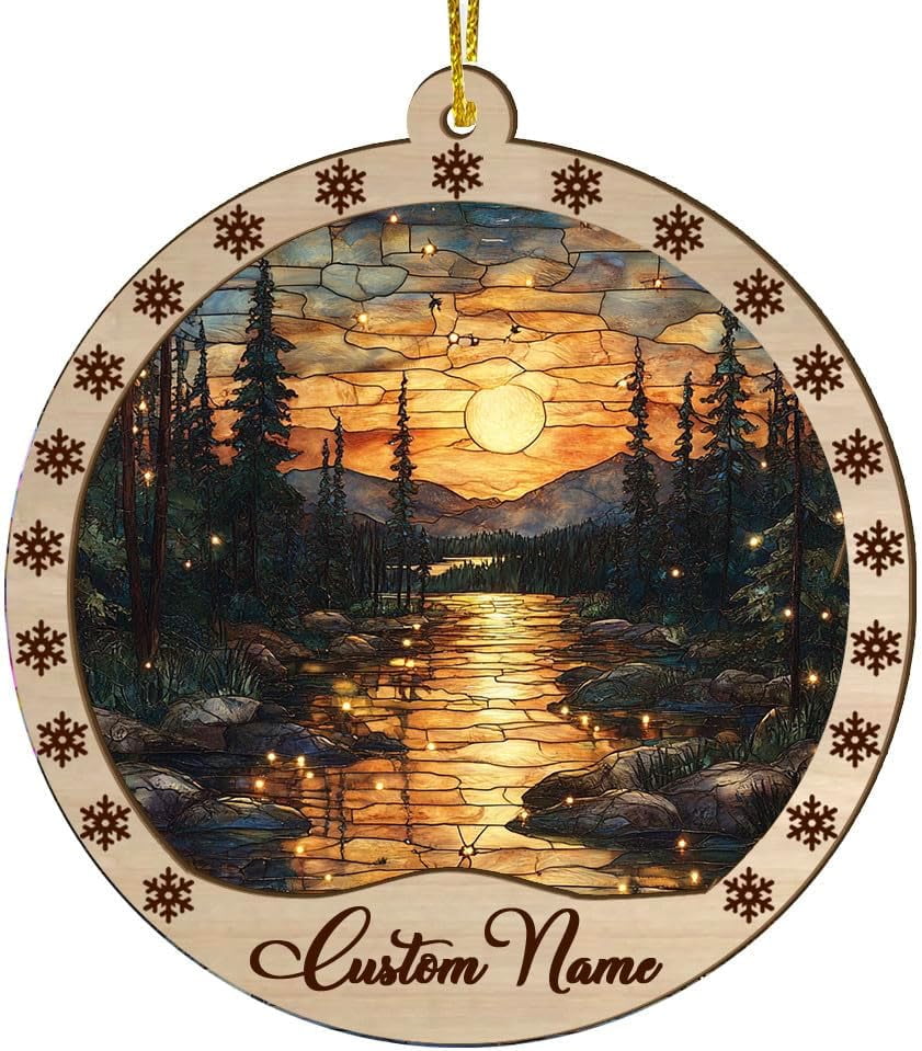 Customized Suncatcher Fireflies Sky, Fireflies Sky Ornament, Fireflies ...