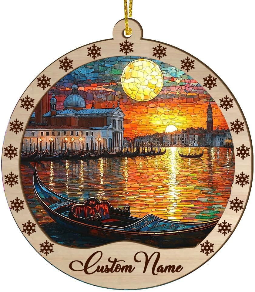 Customized Suncatcher Gondolas, Gondolas Ornament, Gondolas Decorations ...