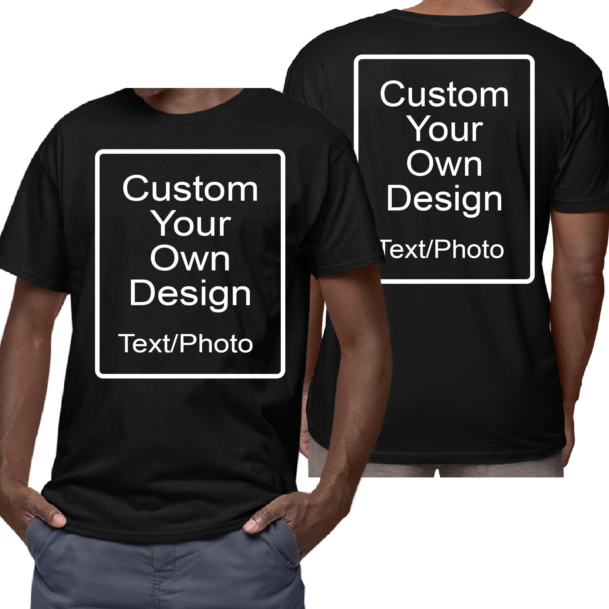 Customized T Shirt Personalized T-Shirt Tee Shirt Short Sleeve Make ...