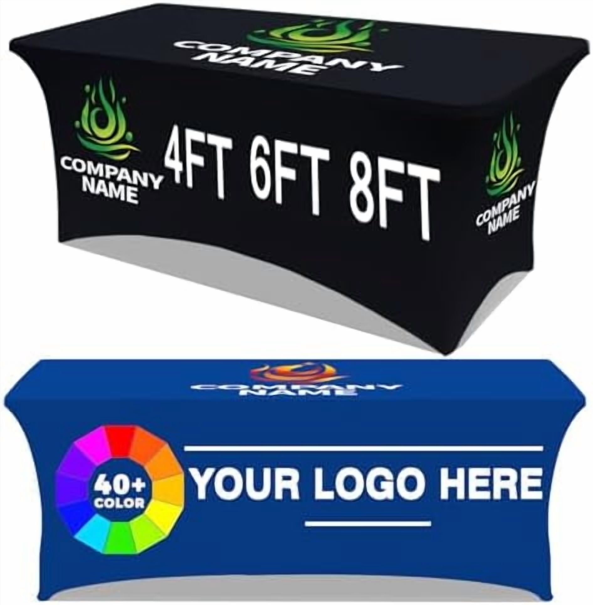 Customized Table Cloth with Logo Personalized Table Cloth for Tradeshow Events Company School ...