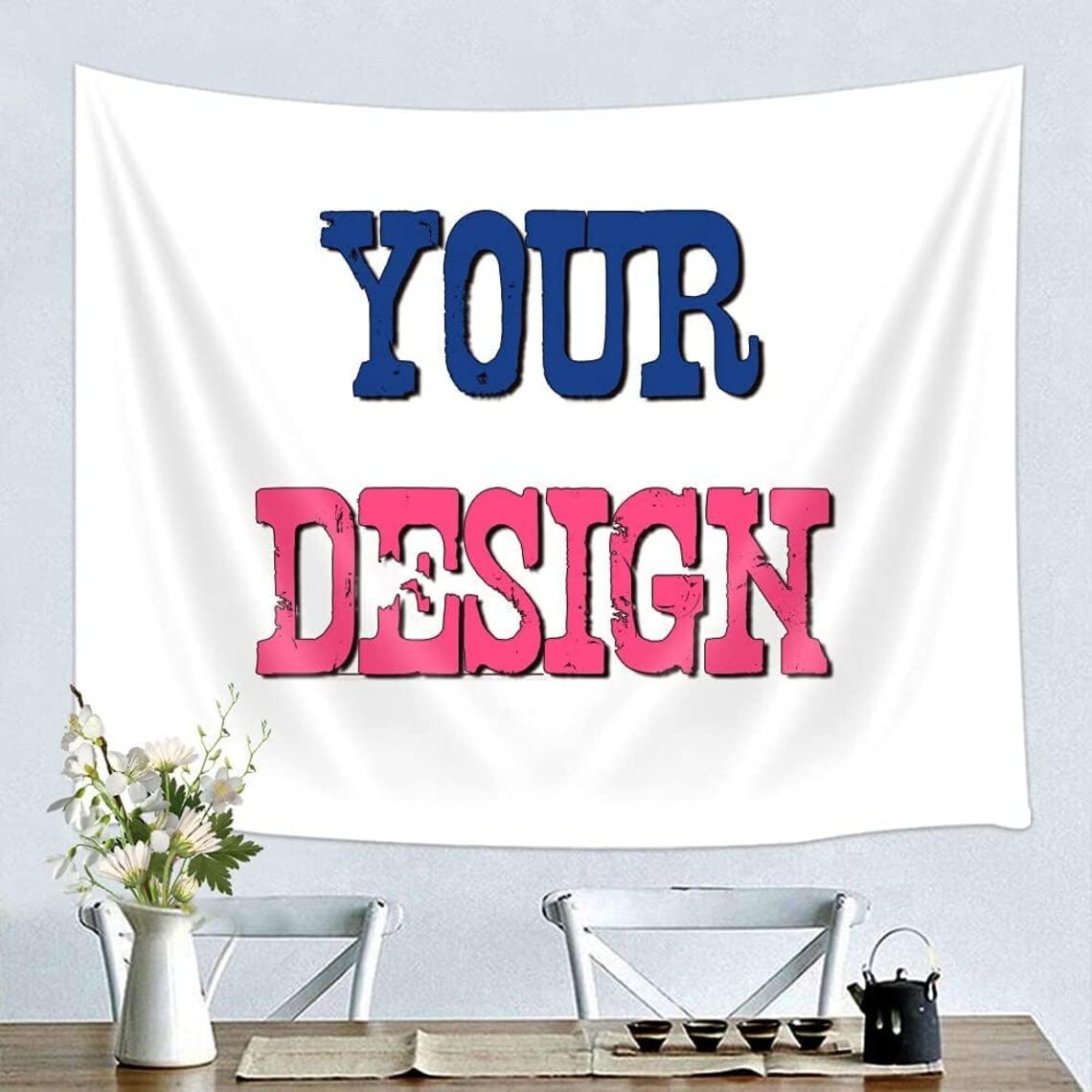 Customized Tapestry With Your Own Image Customized Tapestry With Logo ...