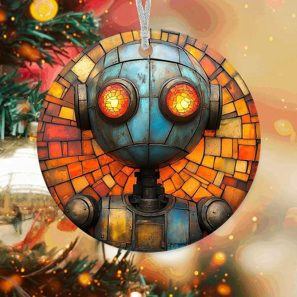 Customized Tree Ornaments Sci z4ENYq (Sci-Fi AI Robot 2) - Walmart.com