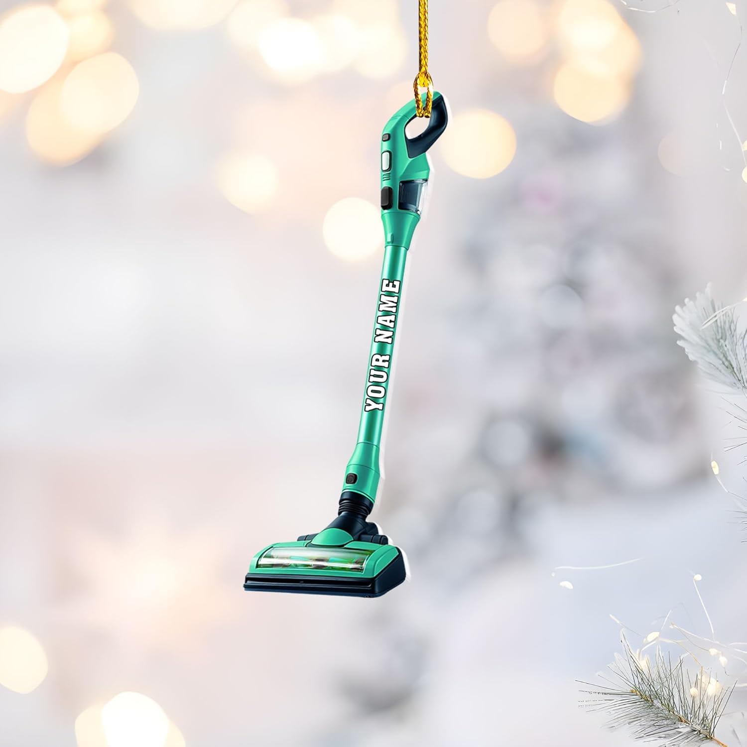 Customized Vacuum Cleaner Christmas Ornament, Cleaning Tools Ornament ...
