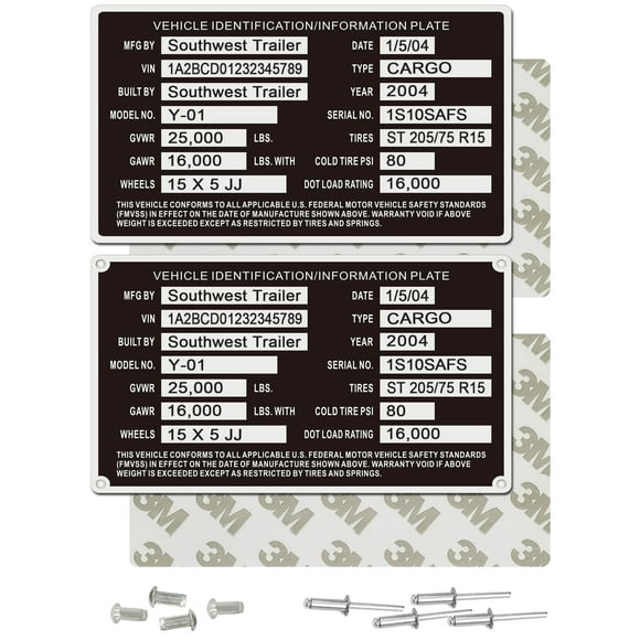 license plate blanks