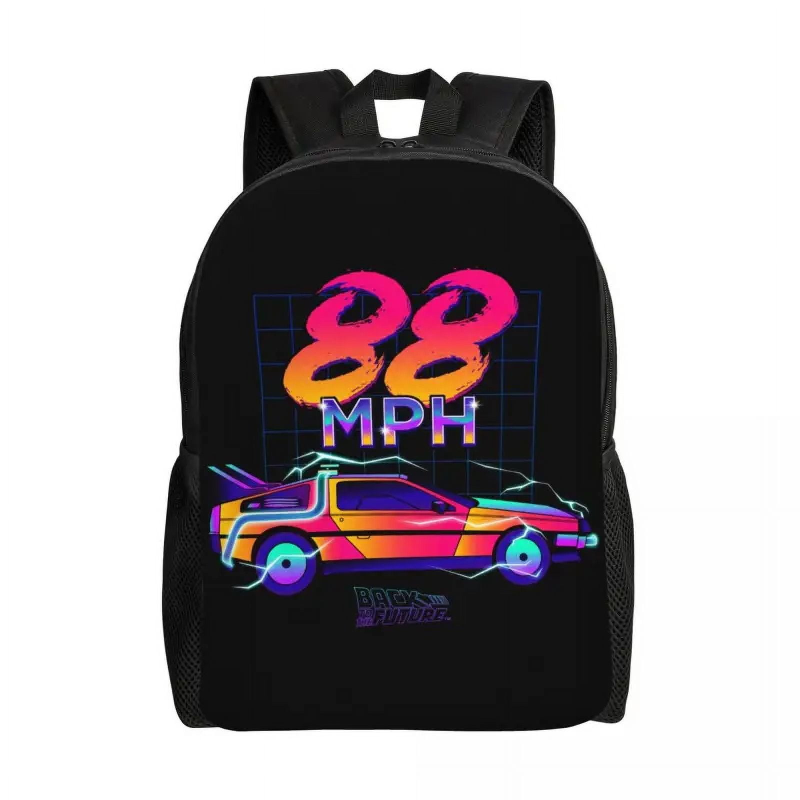 Customized Vintage Back To The Future Laptop Backpack Women Men Basic ...