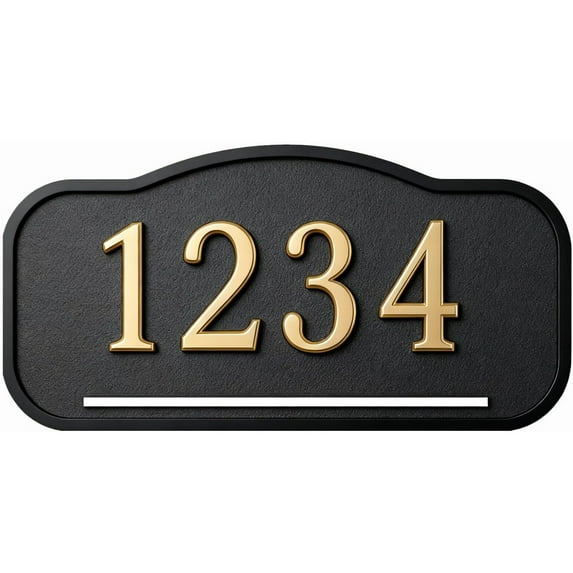 Customt Metal House Numbers Sign House Address Plaques Personalized ...