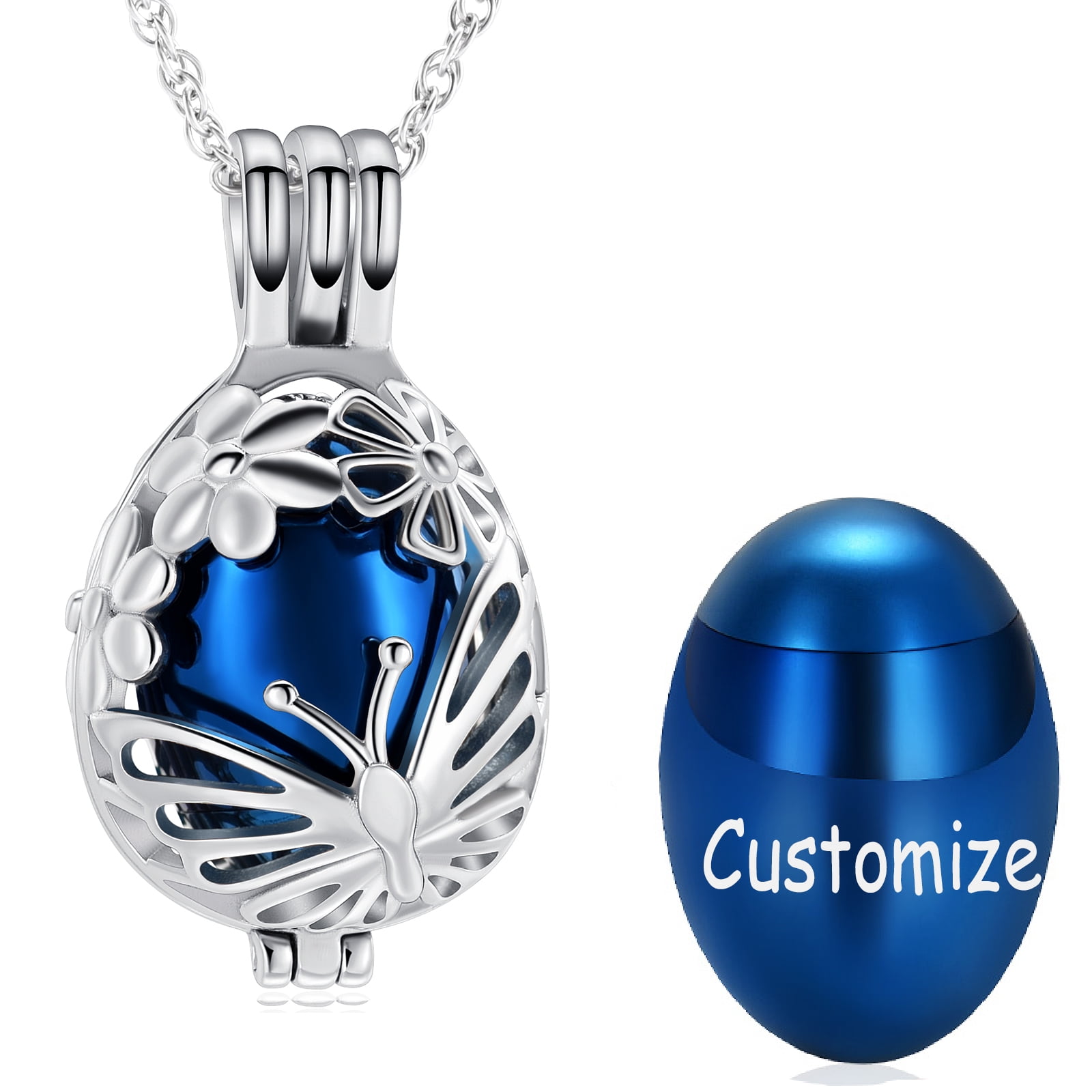 Customzie Dragonfly Necklace that Opens inside Cremation Jewelry for ...