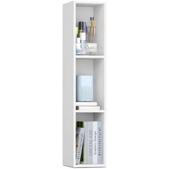 Custos Collection - Bookshelf, 3-Tier Bookcase, Book Shelf, Open ...