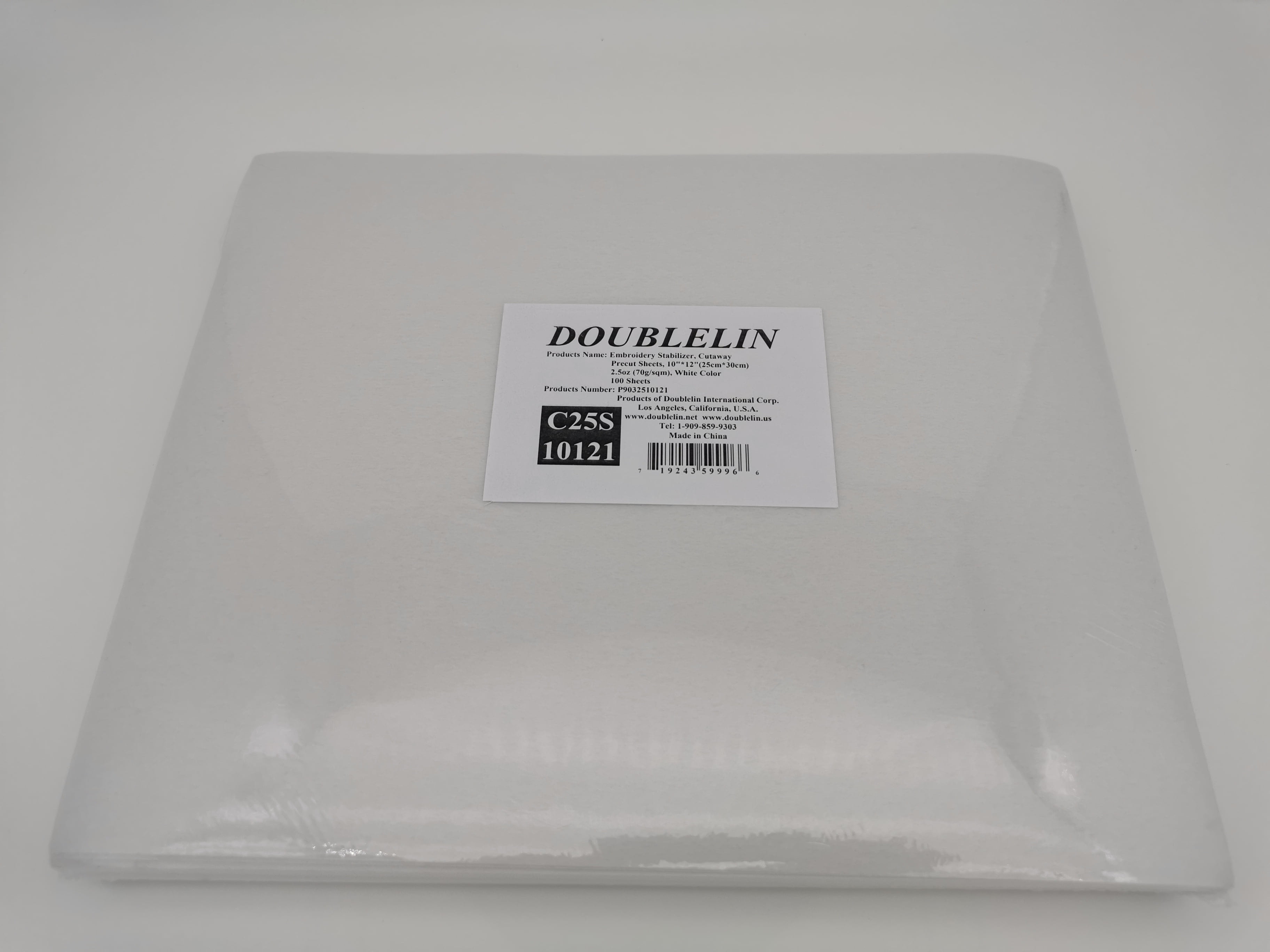 Cut Away Embroidery Stabilizer, Embroidery Backing, 2.5oz 10"x12 ...