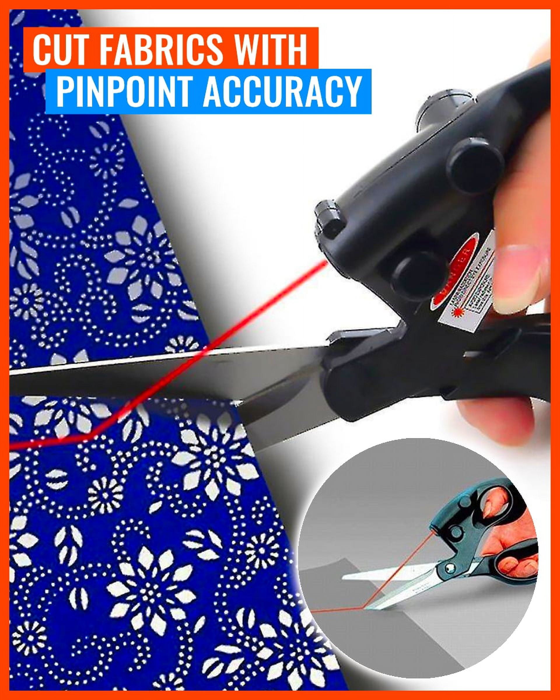 Cut Clear - Pro Sewing Laser Guided Scissors - Walmart.com