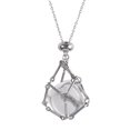 Cut Crystal Paired With Ergonomic Neck Chain And Safety Webbed Stone ...