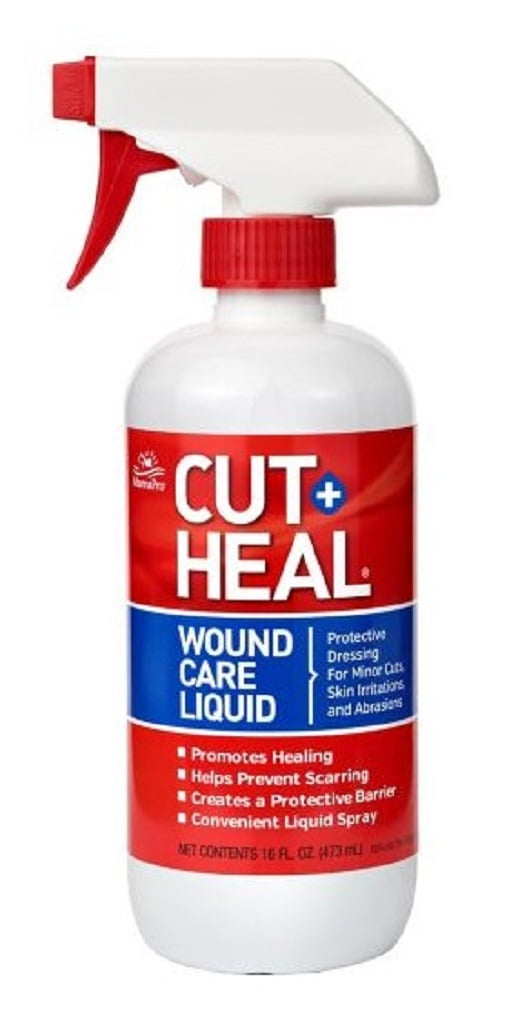 Cut-Heal 1000159 Multi+Care First Aid Liquid Pet Wound Spray - 16 oz ...
