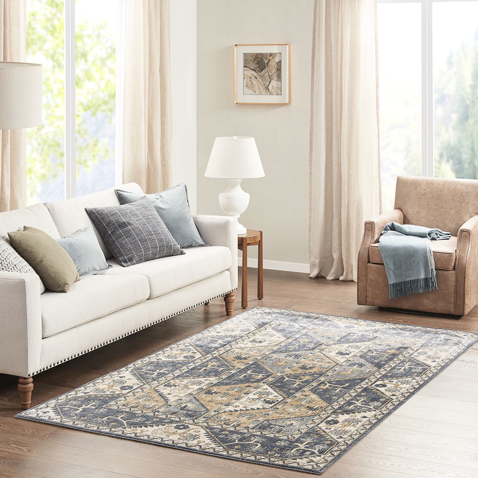 Cut & Loop Area Rug+Multiple Sizes Available"-"Various Room Decor+Meet ...