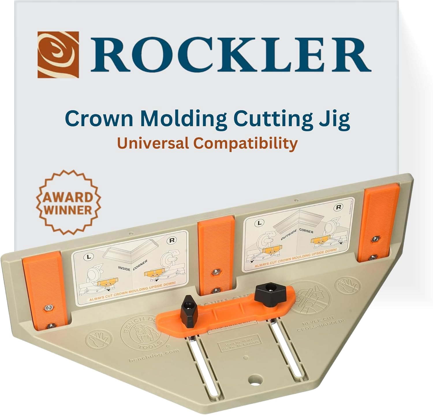 Cut Molding Cutting Jig for Miter Saw - Safe & Easy Molding Tool ...
