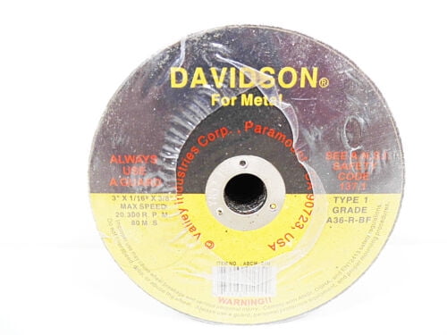 Cut Off Discs 25 Wheels for Metal Grinding Disc Wheel 3" x 1/16" x 3/8 ...