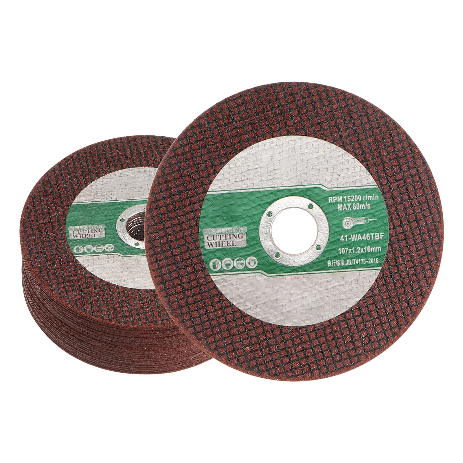 Cut Off Wheels 107mm x 1.2mm x 16mm Red, 25 Pieces - Walmart.com