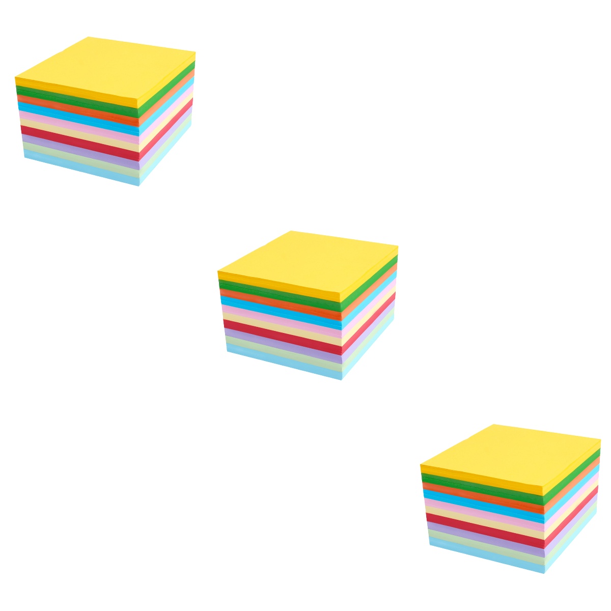 Cut Paper Colored Foldable Papers Origami Square 3x3 Double Sided Crane ...