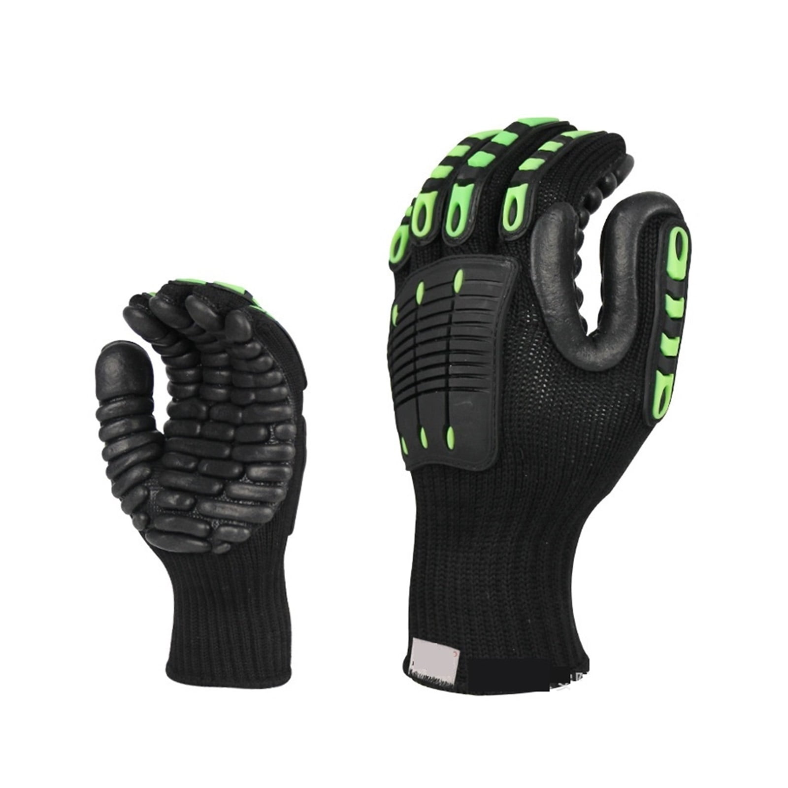 Cut Resistant Anti Vibration Safety Work Glove Mechanics Industry ...