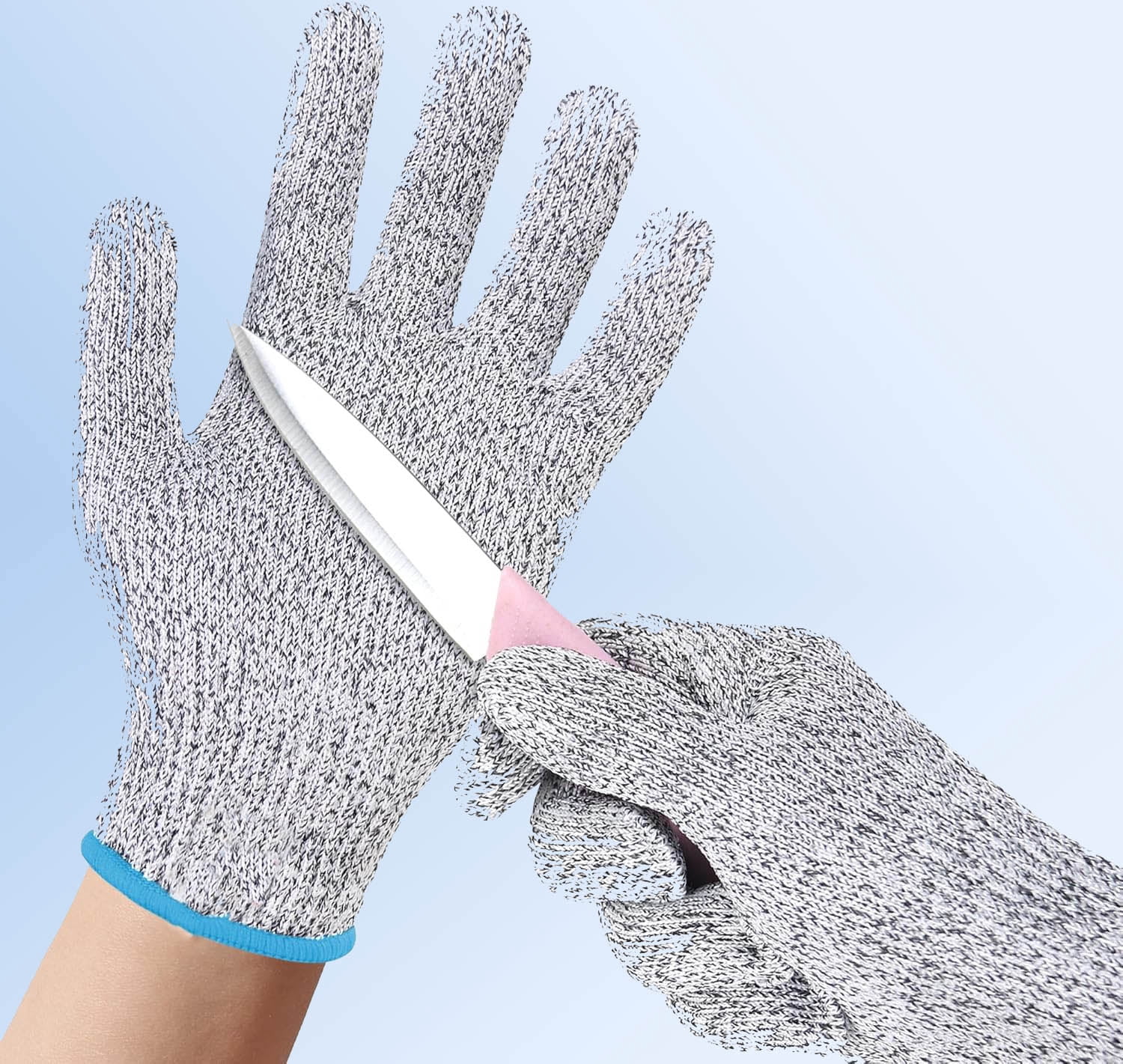 Cut Resistant Gloves, Food Grade Anti-Cut Safety Gloves for Cooking ...