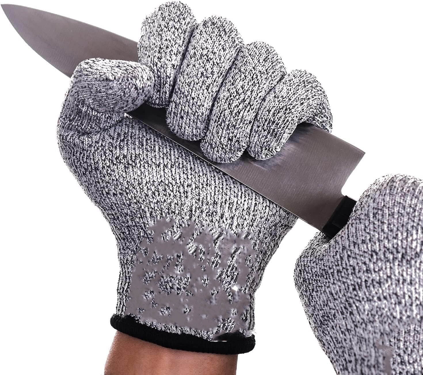Cut Resistant Gloves Food Grade Level 5 Protection, Safety Kitchen Cut ...
