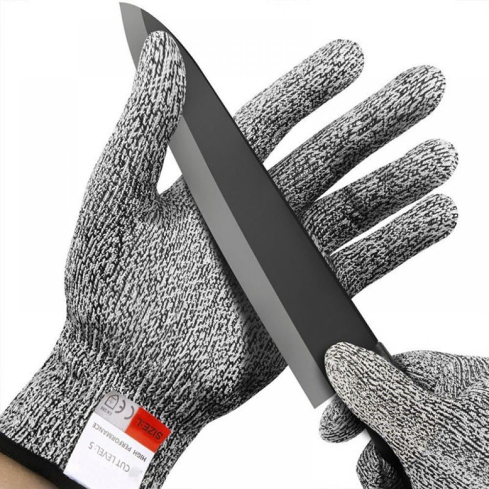 Cut Resistant Gloves Food Grade Level 5 Protection, Safety Kitchen Cuts ...
