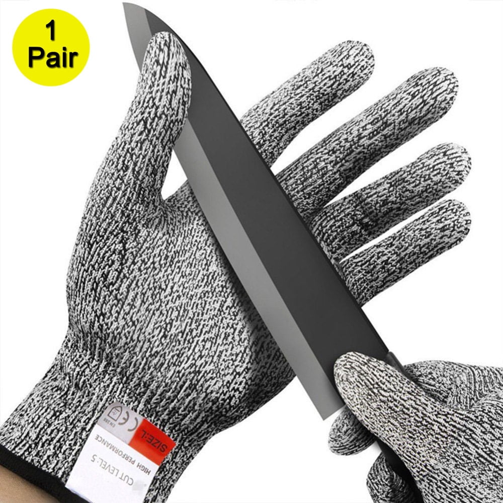 Cut Resistant Gloves Food Grade Level 5 Protection, Safety Kitchen Cuts ...
