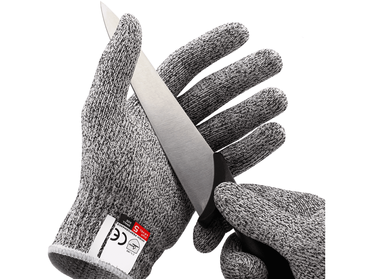 Cut Resistant Gloves Food Grade Level 5 Protection, Safety Kitchen Cuts ...