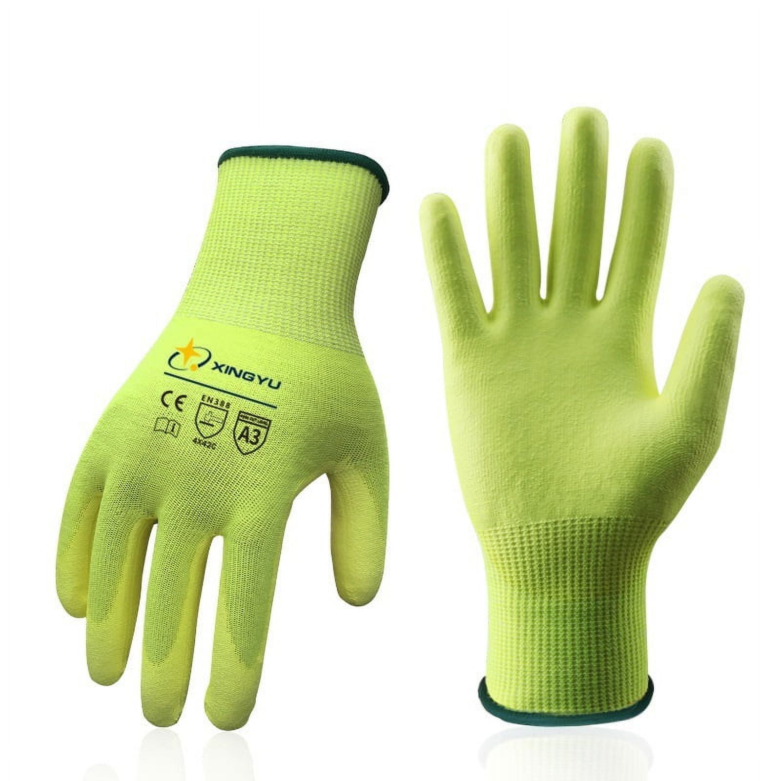 Cut Resistant Gloves Level 5 Protective Cutting Work Gloves For Men And ...